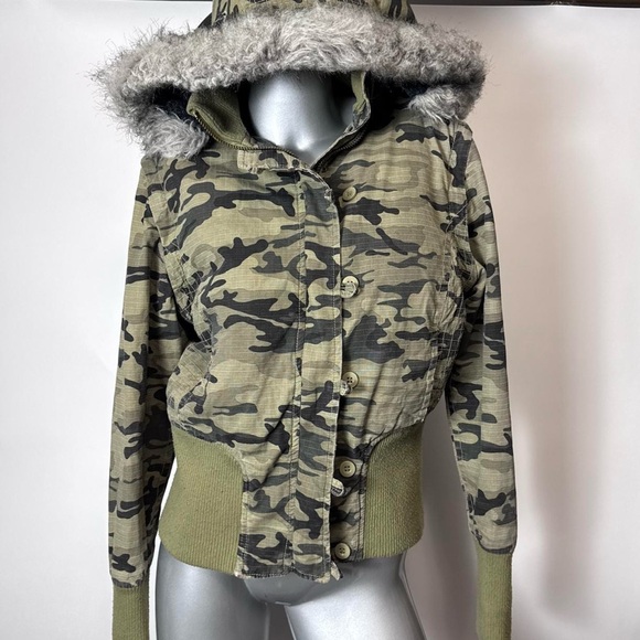 Dolls Kill | Jackets & Coats | Camo Vintage Y2k Fauxfur Winter Jacket ...
